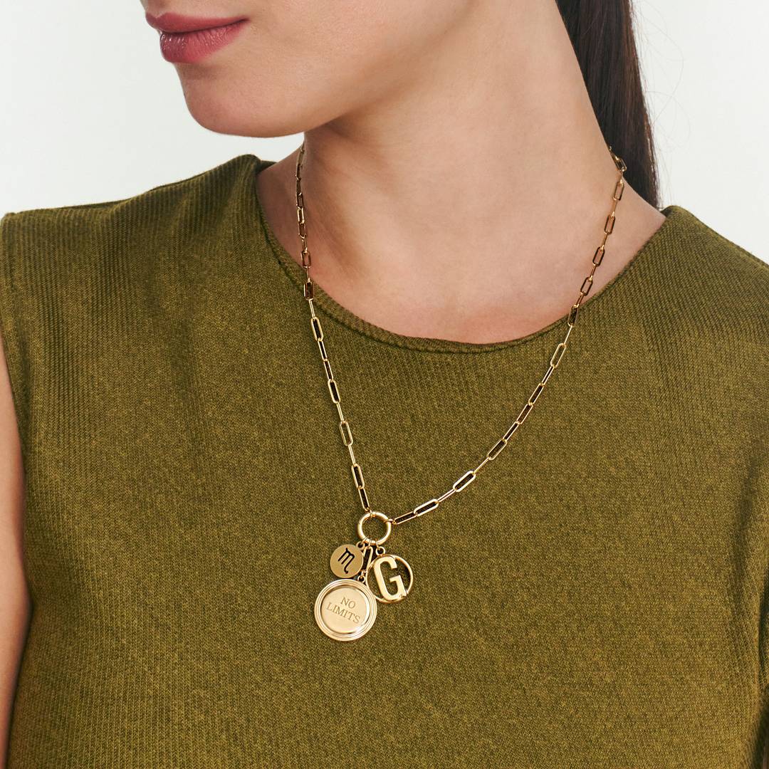 A Charmed Life Necklace- Gold Vermeil - Oak & Luna