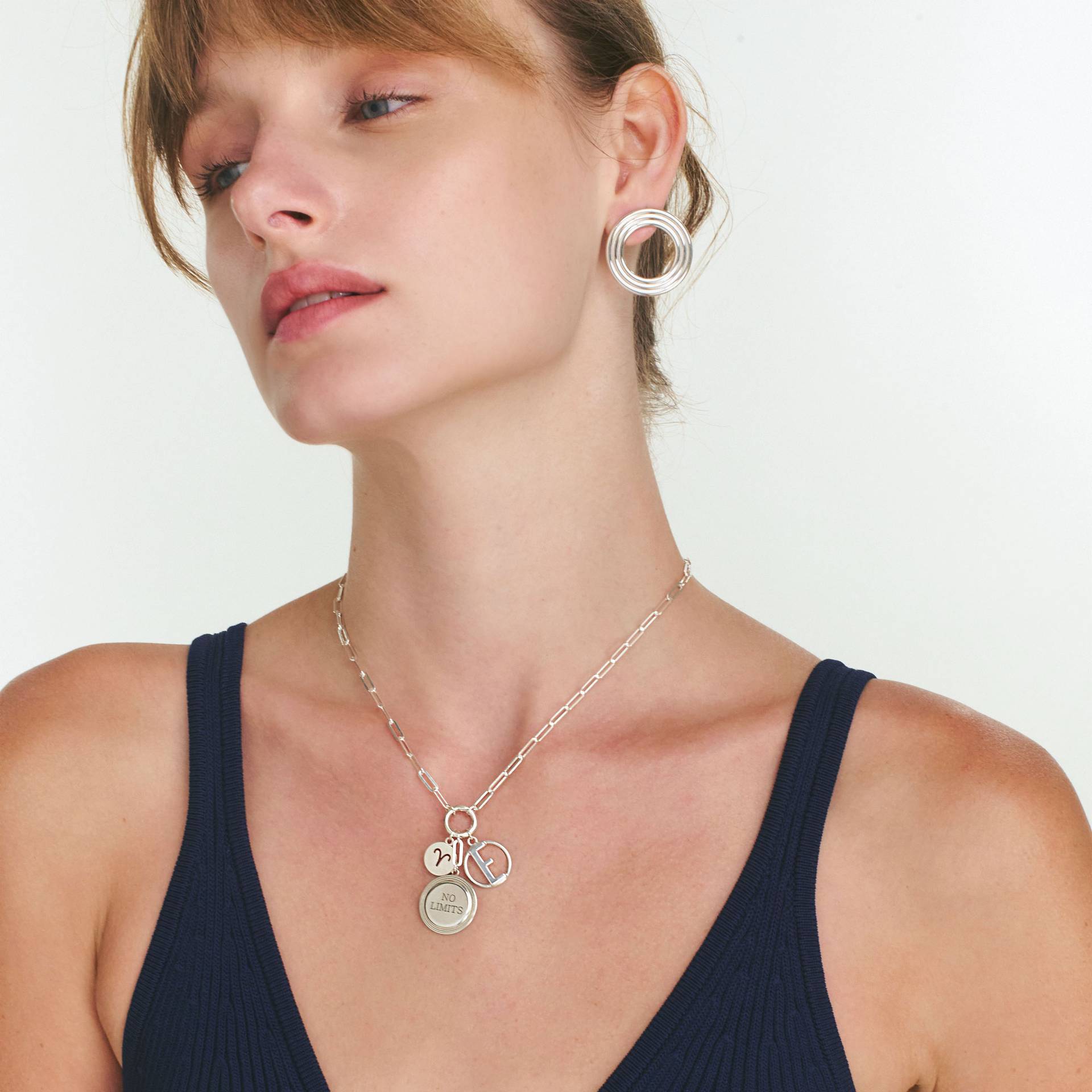 A Charmed Life Necklace- Silver - Oak & Luna