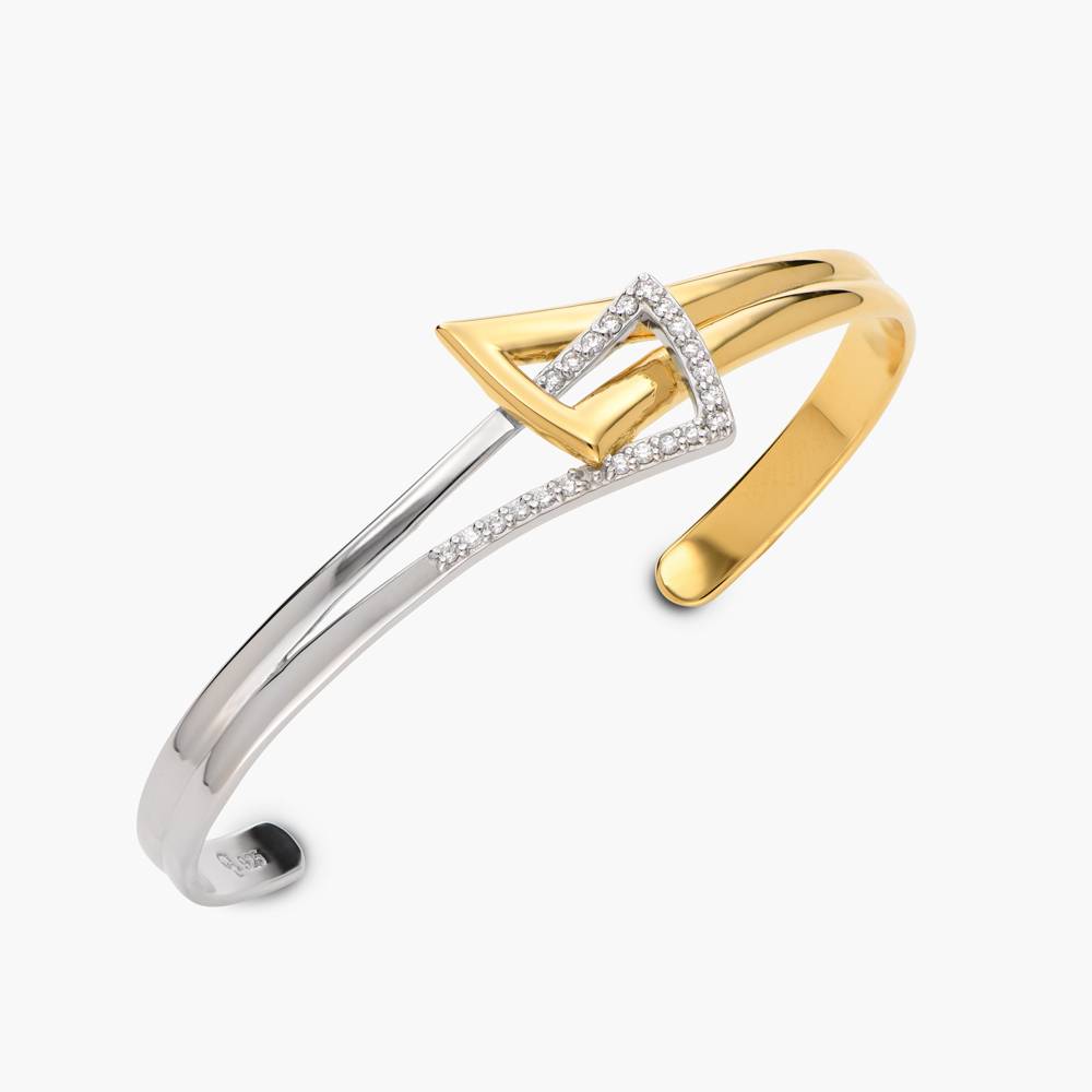 Bold Bonds Interlock Cuff - Mixed Metal - Oak & Luna