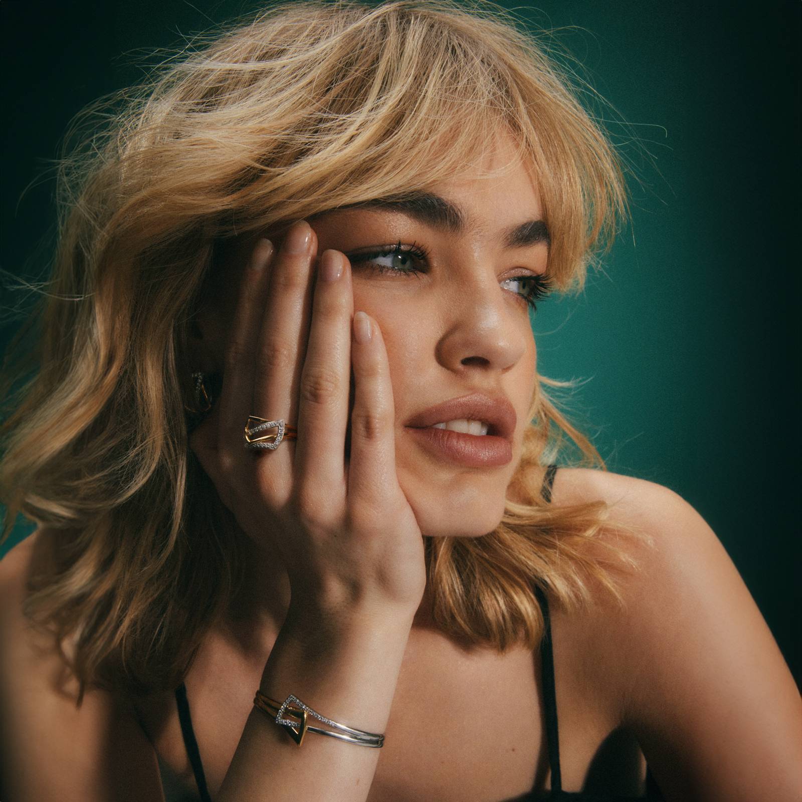 Bold Bonds Interlock Cuff - Mixed Metal - Oak & Luna