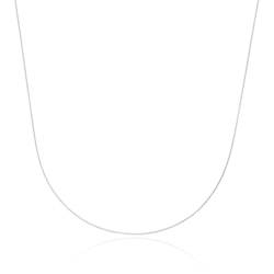 Cable Closed chain - 14k White Gold - Oak & Luna