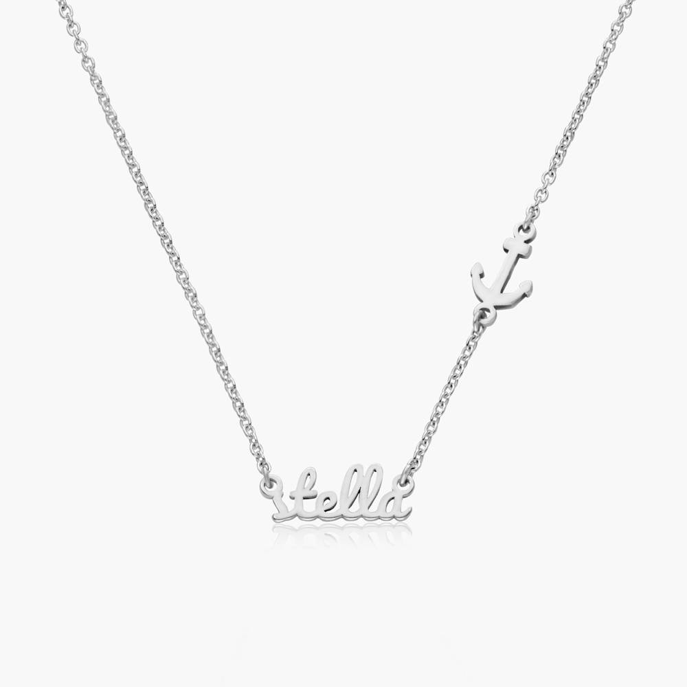 Charm Me Name Necklace - Silver - Oak & Luna