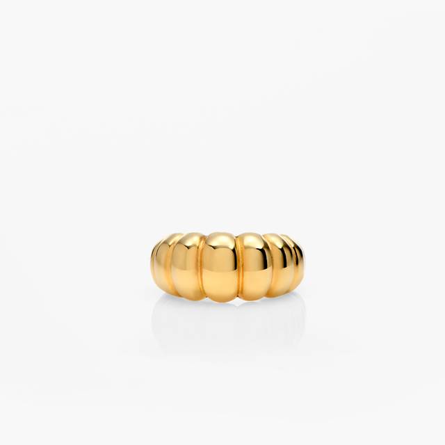 Croissant Ear Cuff - Gold Vermeil - Oak & Luna