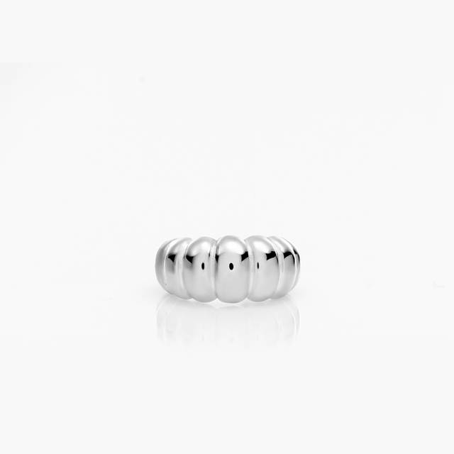 Croissant Ear Cuff - Silver - Oak & Luna