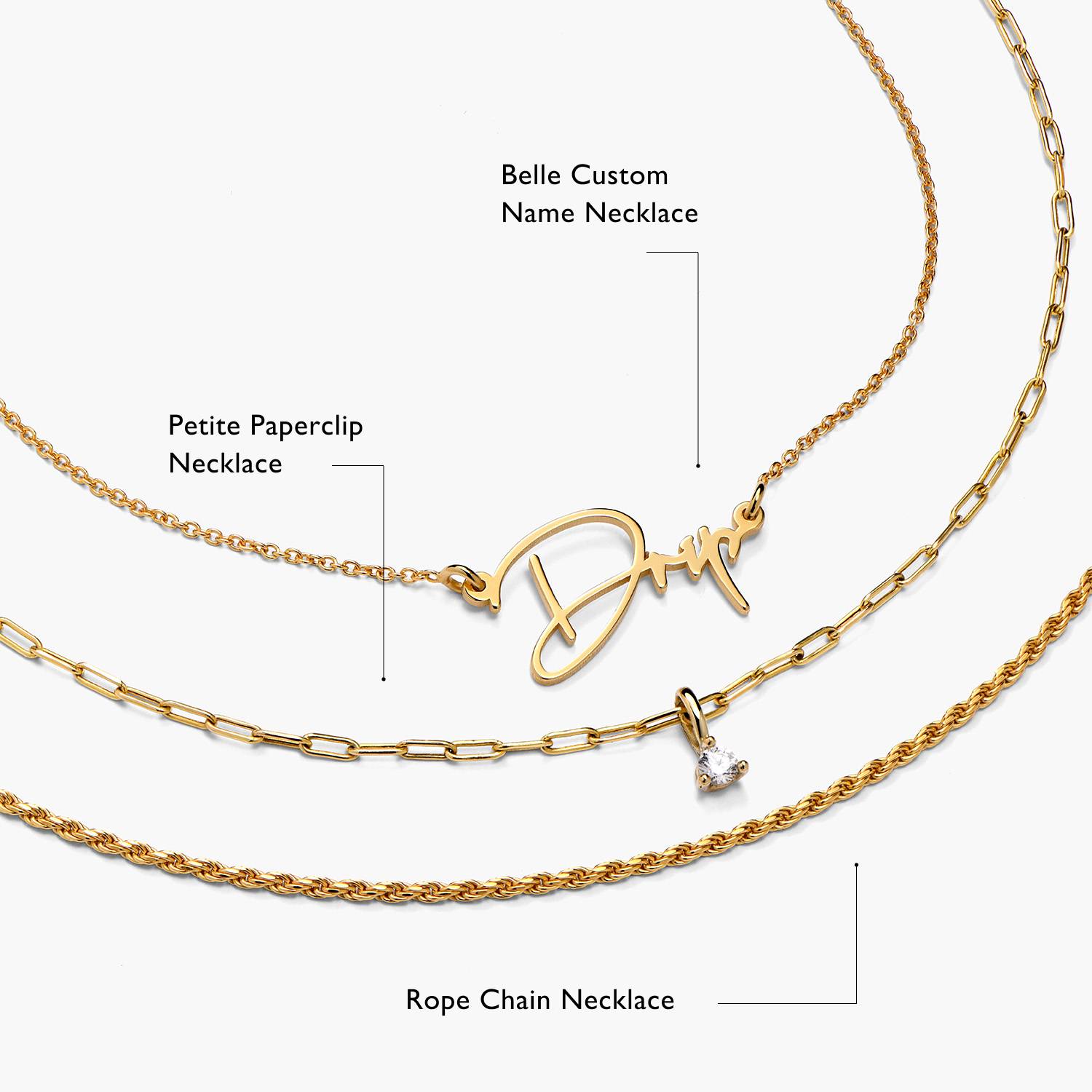Effortless Elegance Set - Gold Vermeil with Diamond - Oak & Luna