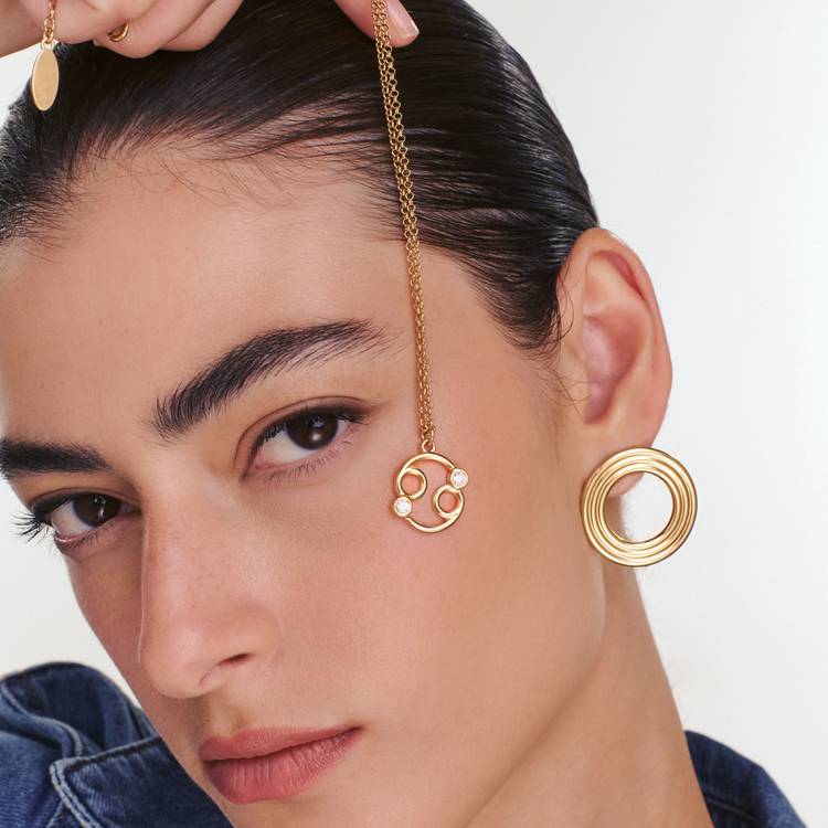 Give Me a Sign Zodiac Necklace- Gold Vermeil - Oak & Luna