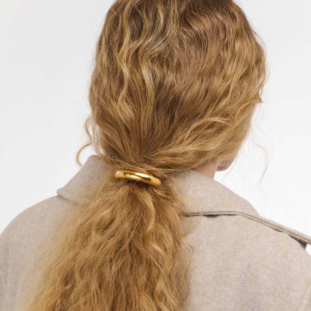 Half Moon Pony Cuff- Gold Plated - Oak & Luna