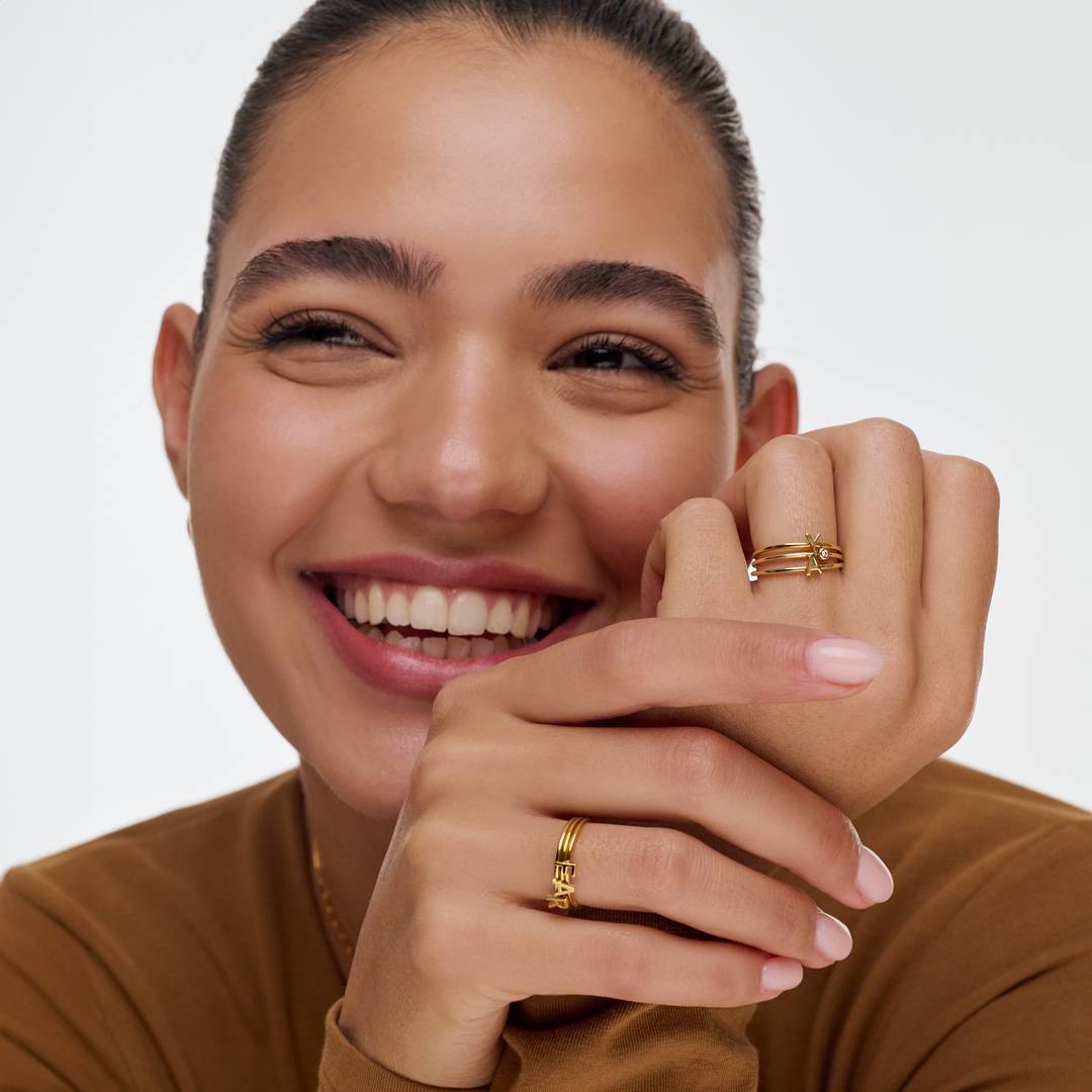 Stacked Rings - Oak & Luna