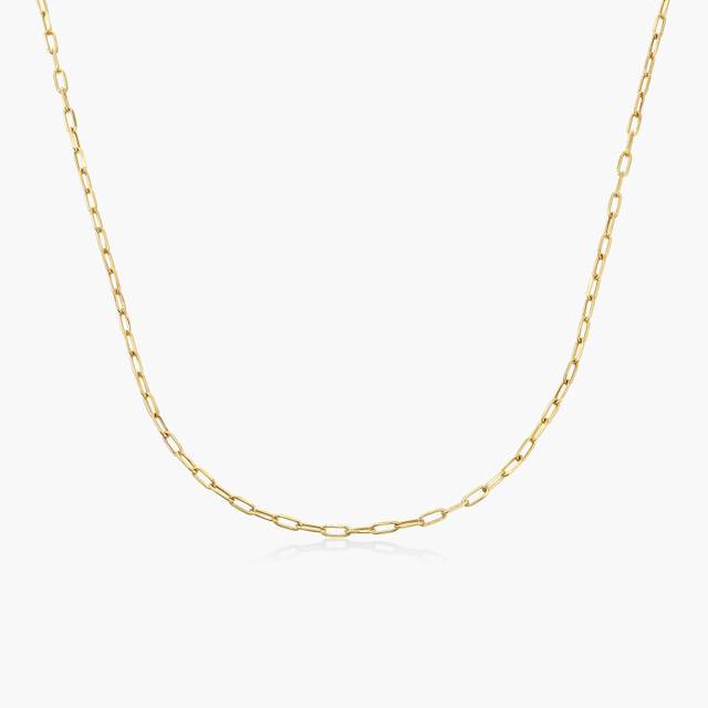 Link closed chain -14k Solid Gold - Oak & Luna
