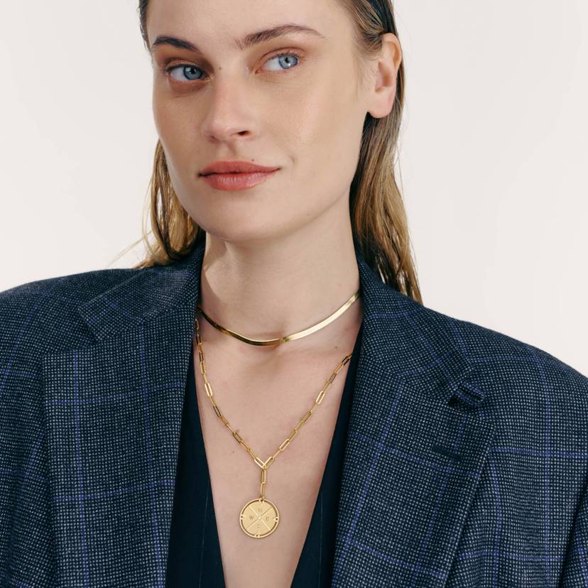 Make A Statement Set - Gold Vermeil with Diamond - Oak & Luna