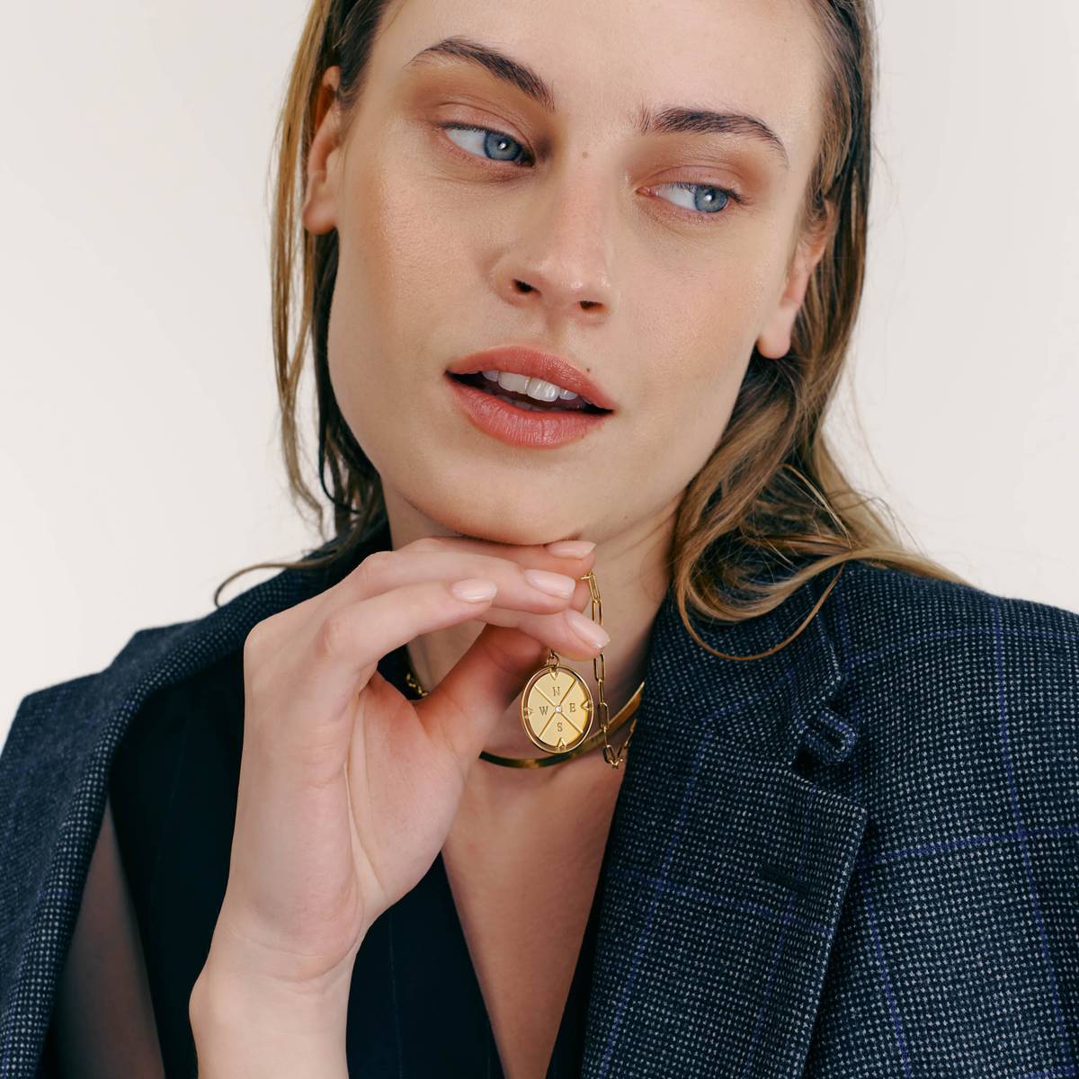 Make A Statement Set - Gold Vermeil with Diamond - Oak & Luna