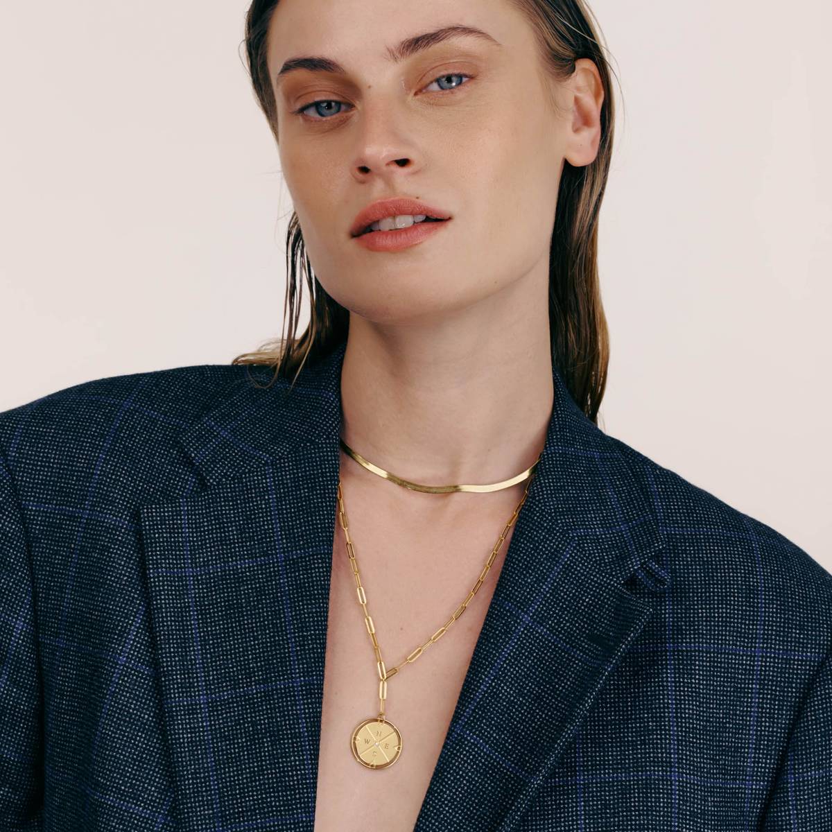 Make A Statement Set - Gold Vermeil with Diamond - Oak & Luna