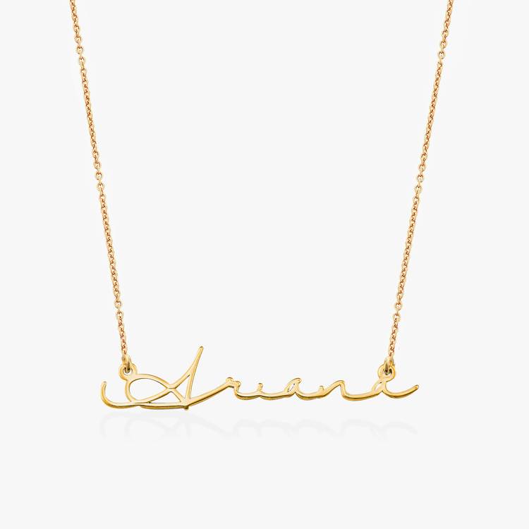 Mon Petit Name Necklace - Gold Vermeil - Oak & Luna