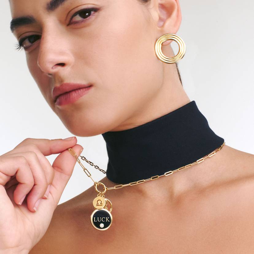 My Story Charm Necklace- Gold Vermeil - Oak & Luna