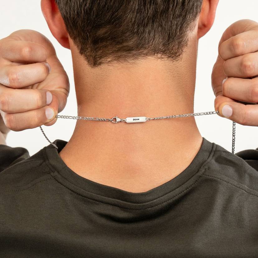 Figaro Chain Necklace - 3 mm - Stainless Steel - Oak & Luna
