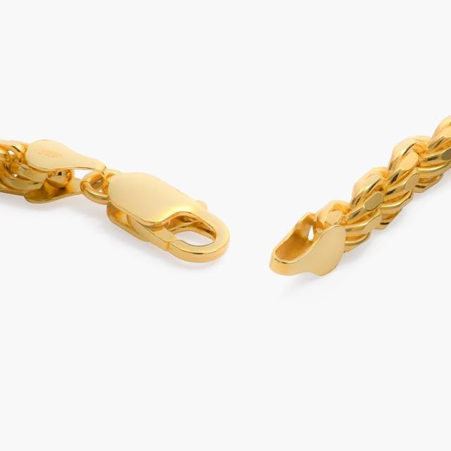 Rope Chain- 5.6 mm - Gold Plated - Oak & Luna