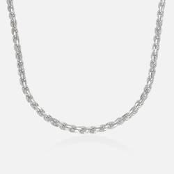 Rope Chain- 5.6 mm - Silver - Oak & Luna