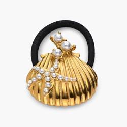 Shell Pony Cuff - Gold Plated - Oak & Luna