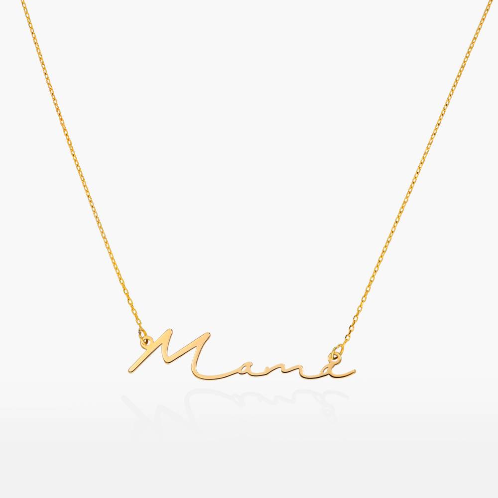 Mon Petit Name Necklace - Gold Plated - Oak & Luna