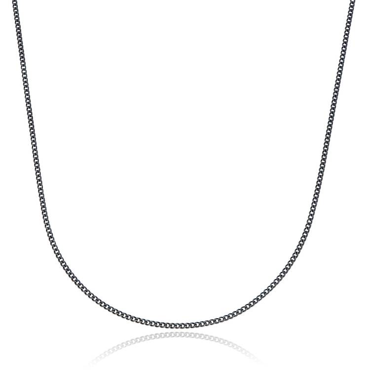 Silver Panzer Chain - Oxidized Finish - Oak & Luna