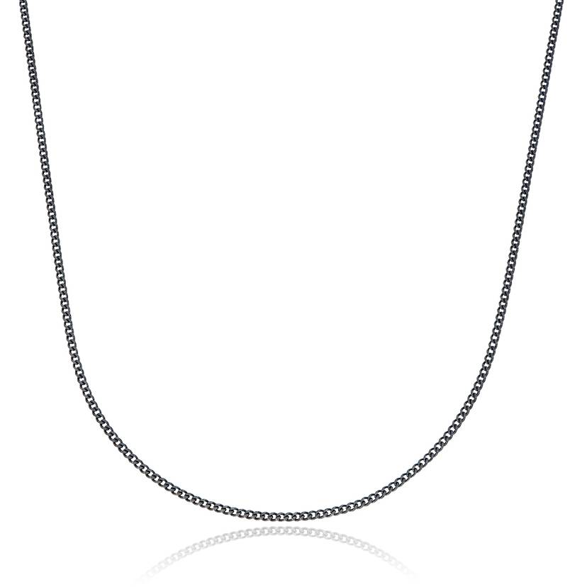 Silver Panzer Chain - Oxidized Finish - Oak & Luna