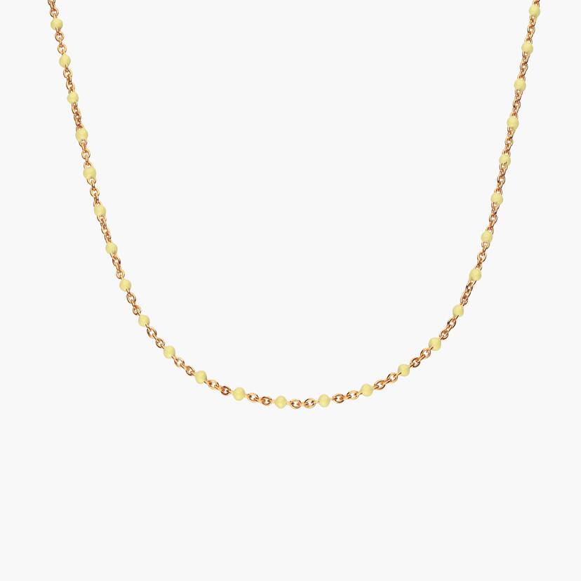 Soltale Butter Enamel Chain- Gold Vermeil - Oak & Luna