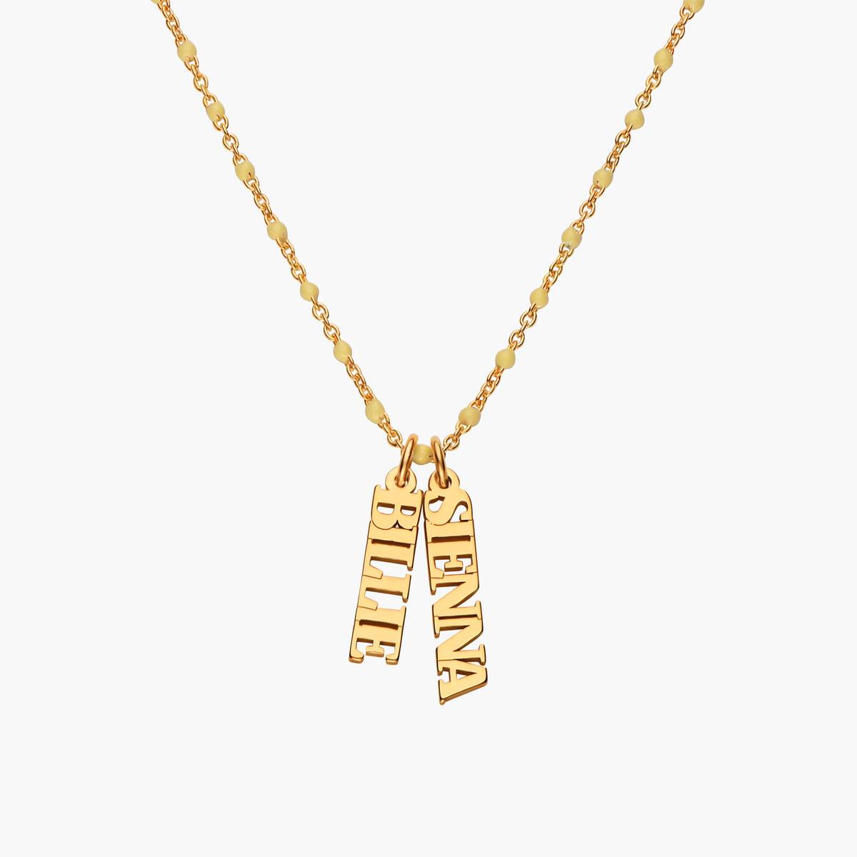 Soltale Butter Singapore Chain Name Necklace- Gold Vermeil - Oak & Luna