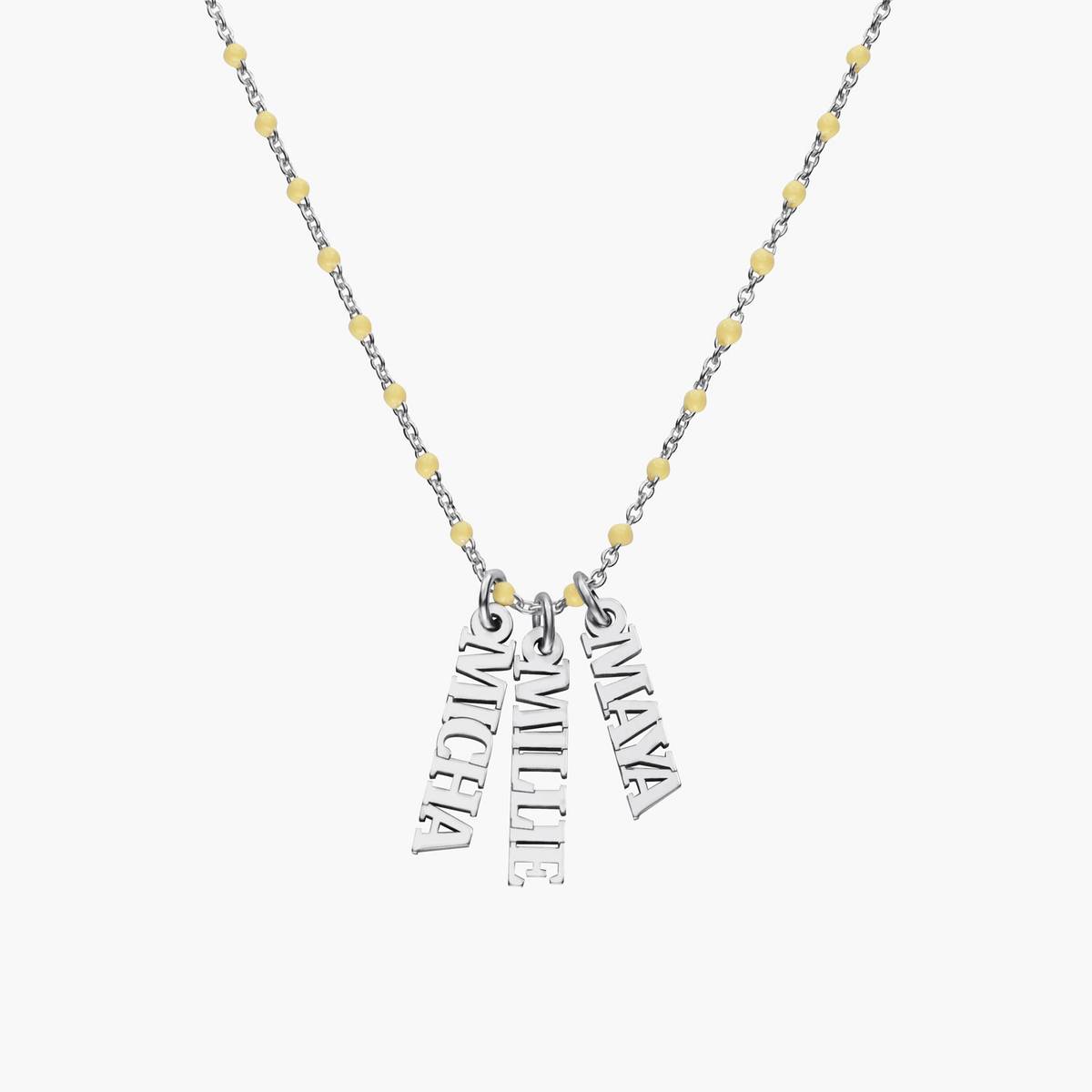 Soltale Butter Singapore Chain Name Necklace- Silver - Oak & Luna