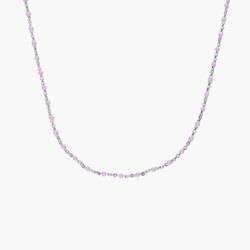Soltale Lavender Enamel Chain- Silver - Oak & Luna