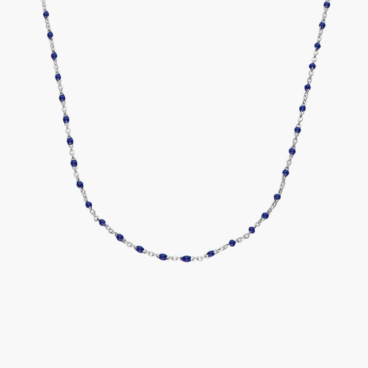 Soltale Royal Blue Enamel Chain- Silver - Oak & Luna