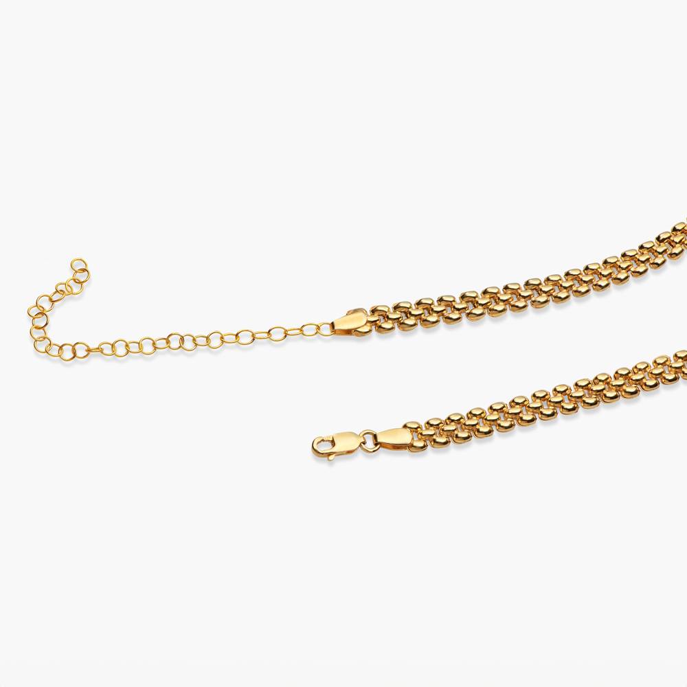 Texture Chain Necklace - Gold Vermeil - Oak & Luna