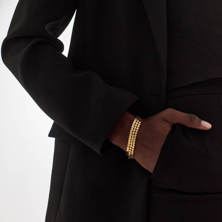 The Dotted Harmony Set- Gold Vermeil - Oak & Luna