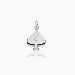 Willow Card Initials Charm - Silver - Oak & Luna