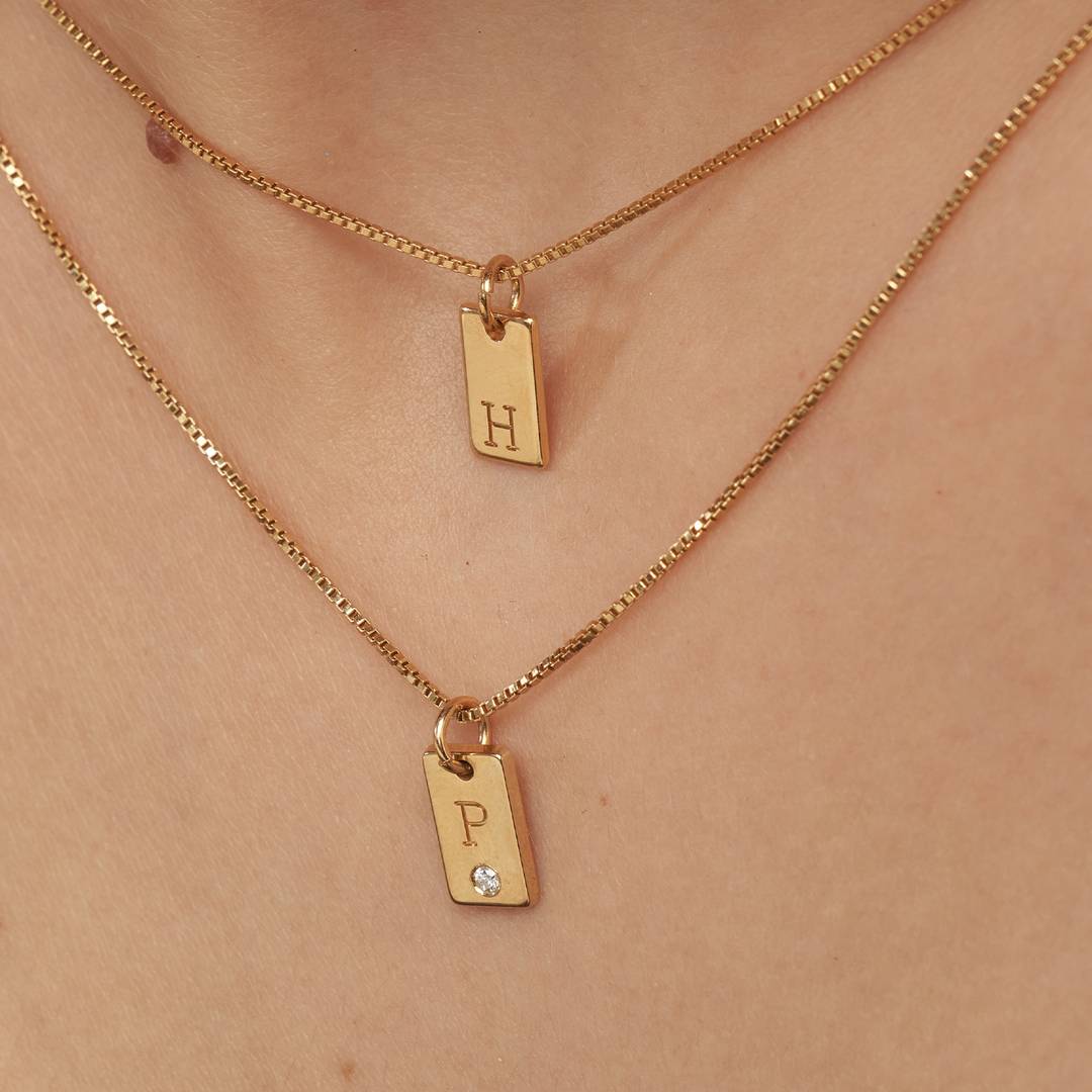 Initial & Letter Necklaces - Oak & Luna