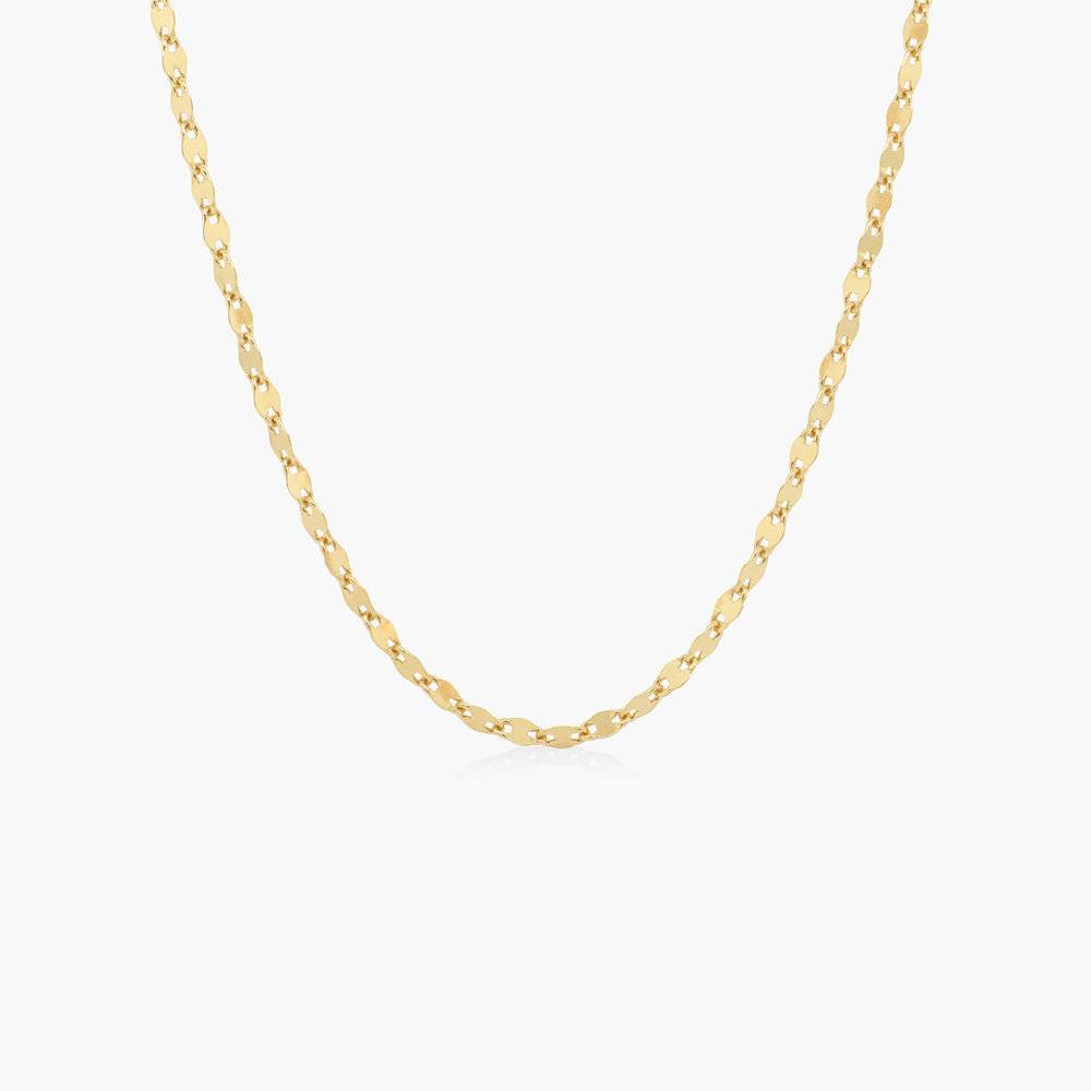 Aria Mirror Chain Necklace - Gold Plating - Oak & Luna