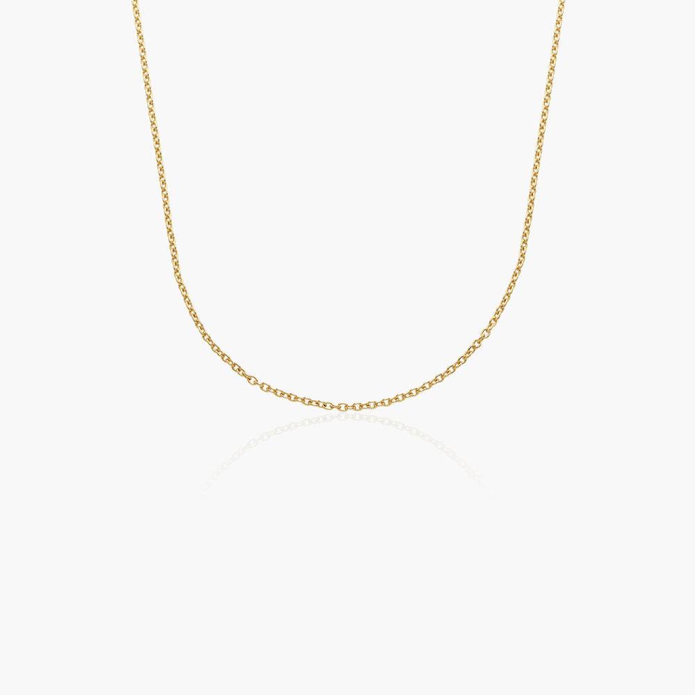 Cable Chain Necklace - 14k Solid Gold - Oak & Luna