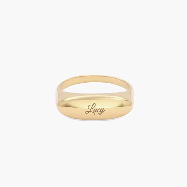 Laney Ring - 14k Solid Gold - Oak & Luna