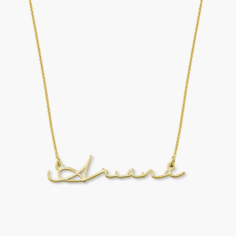 Mon Petit Name Necklace - Gold Vermeil - Oak & Luna