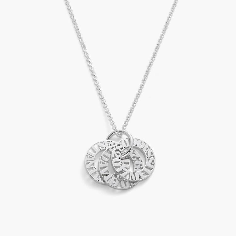 Tokens of Love Necklace - Silver - Oak & Luna