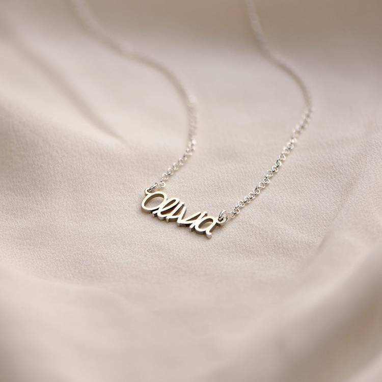 Pixie Name Necklace - Silver - Oak & Luna