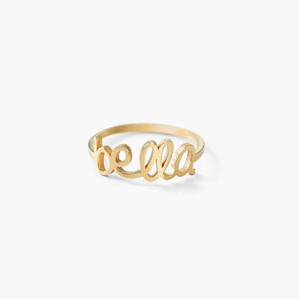 Pixie Name Ring - Vermeil - Oak & Luna