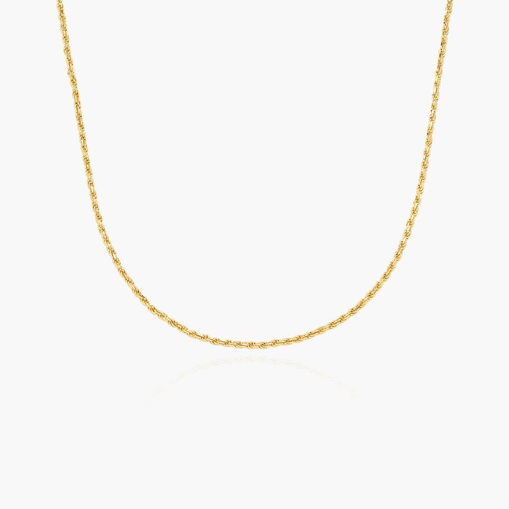 Rope Chain Necklace - Gold Vermeil - Oak & Luna