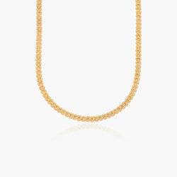 Texture Chain Necklace - Gold Vermeil - Oak & Luna