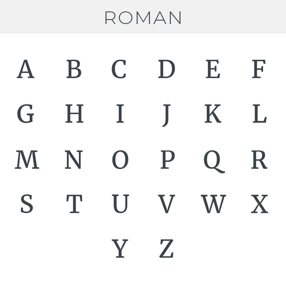 Tiny Initial Ring - Silver - Oak & Luna